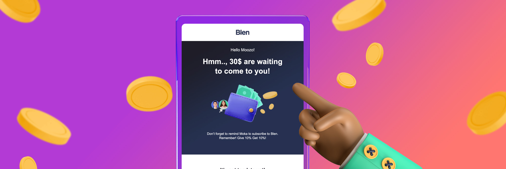Challenge Your Friend and Get Blen for Free - Blen